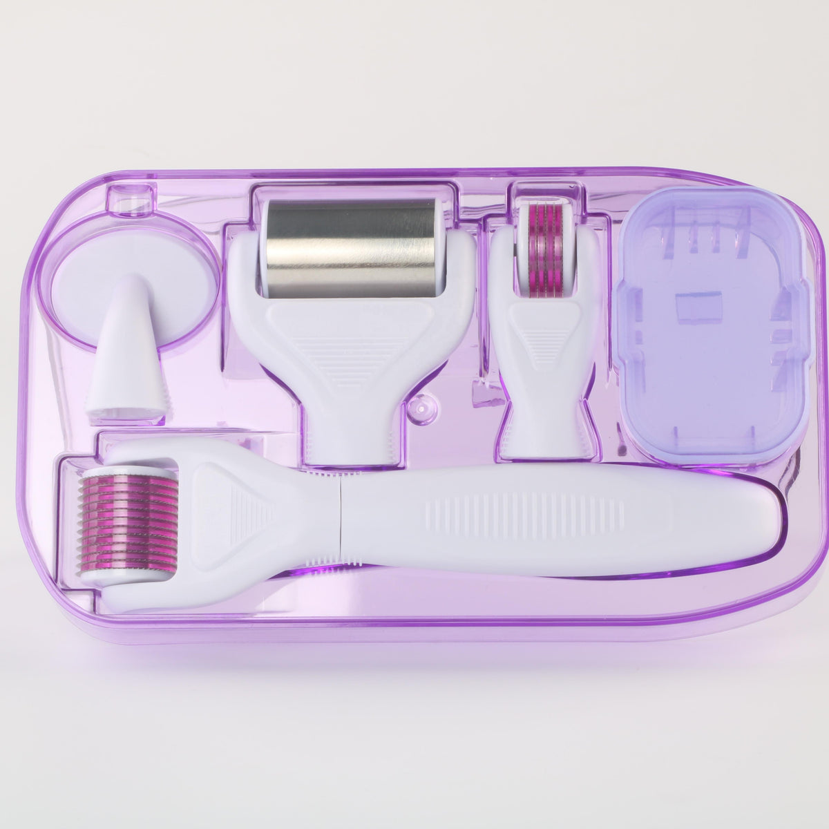 DRS® 6 In 1 ICE Microneedle Derma Roller Kit (2 Rollers + Stamp + Ice